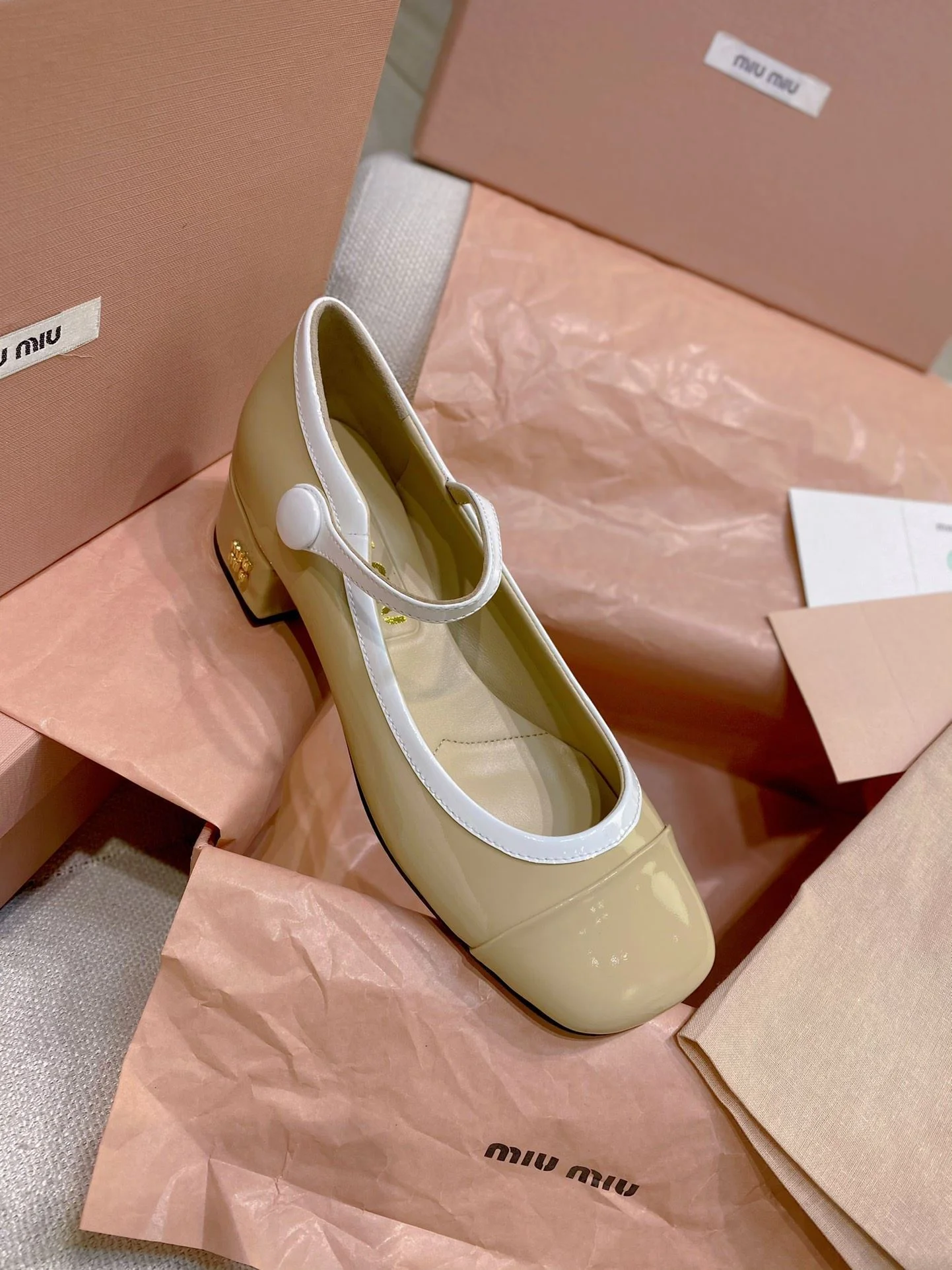 Brand-authenticated Miu Miu Shoes