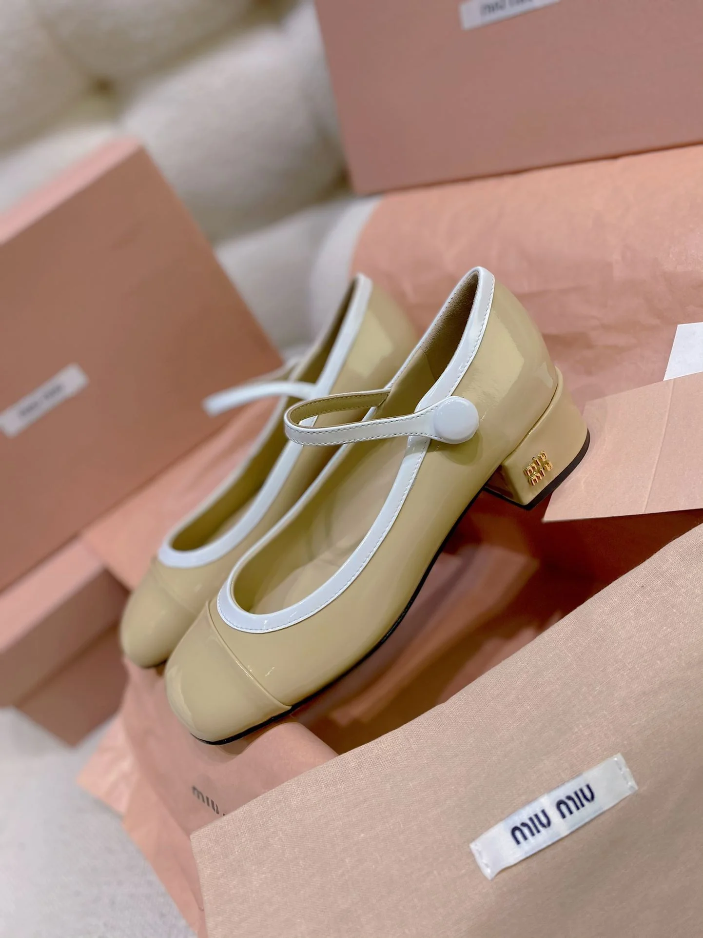 Brand-authenticated Miu Miu Shoes