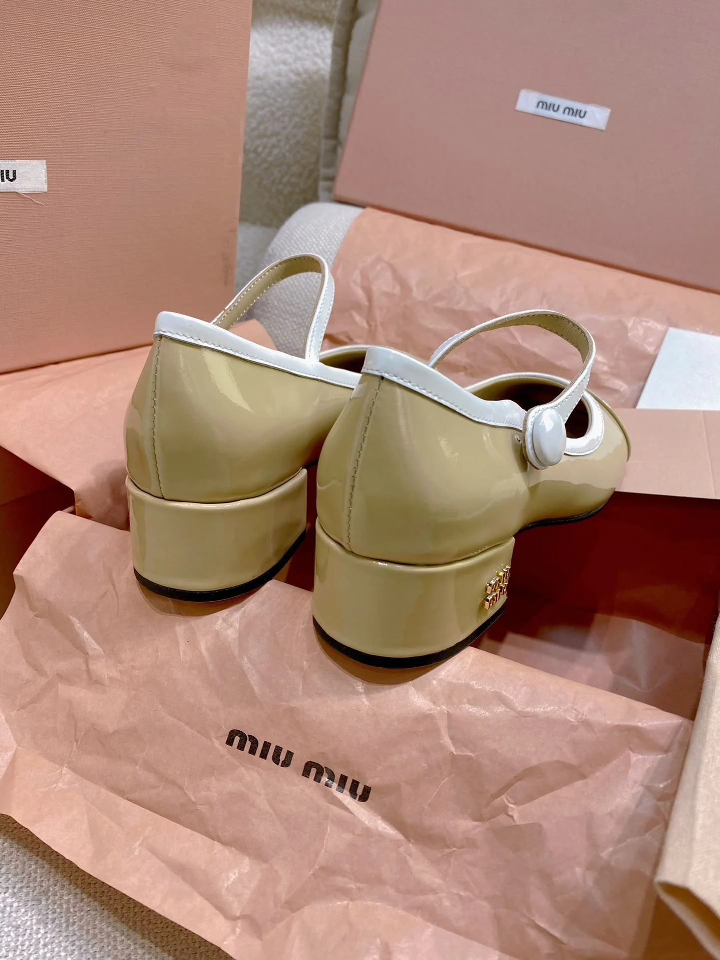 Brand-authenticated Miu Miu Shoes