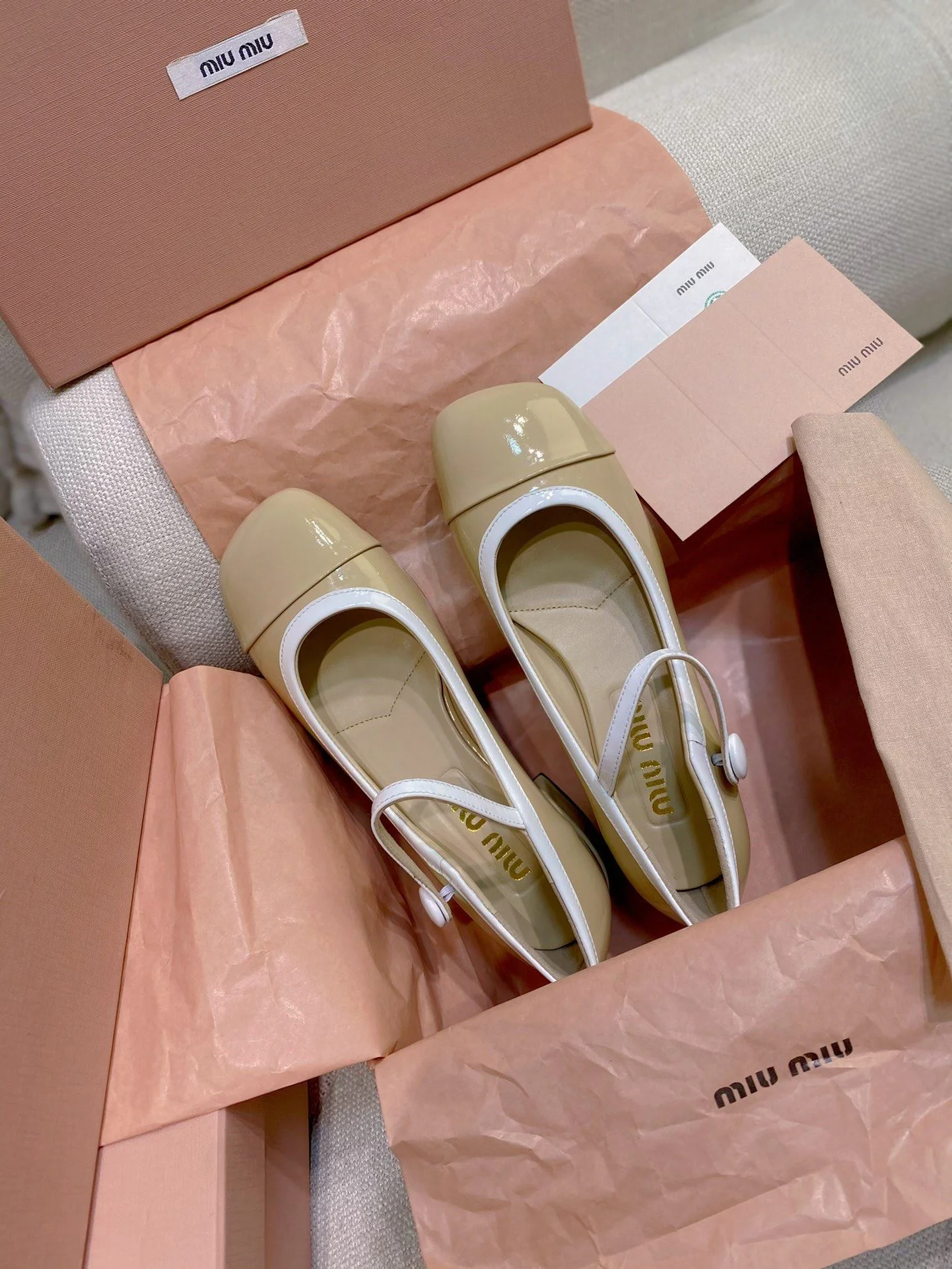 Brand-authenticated Miu Miu Shoes