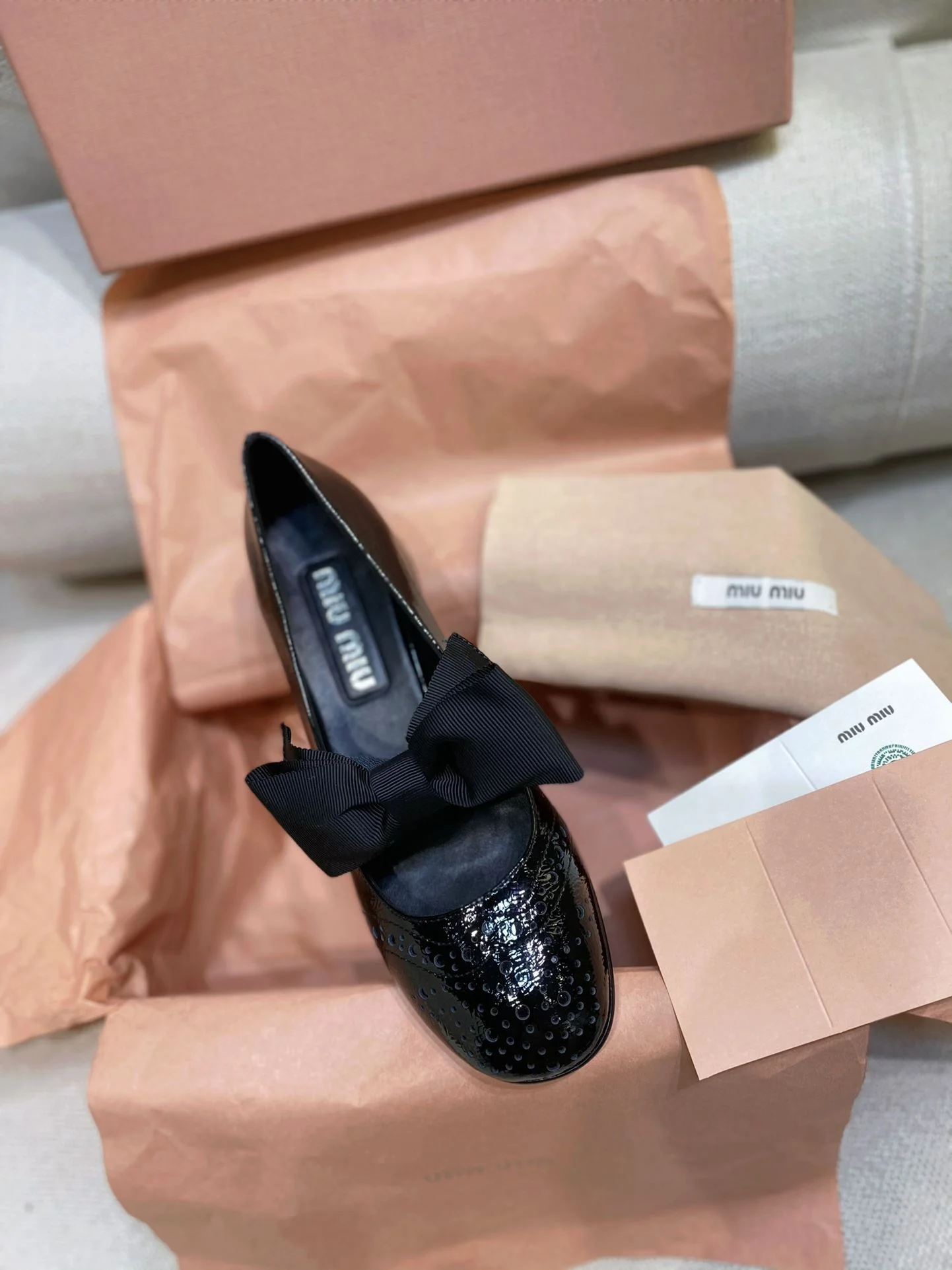 Brand-authenticated Miu Miu Shoes