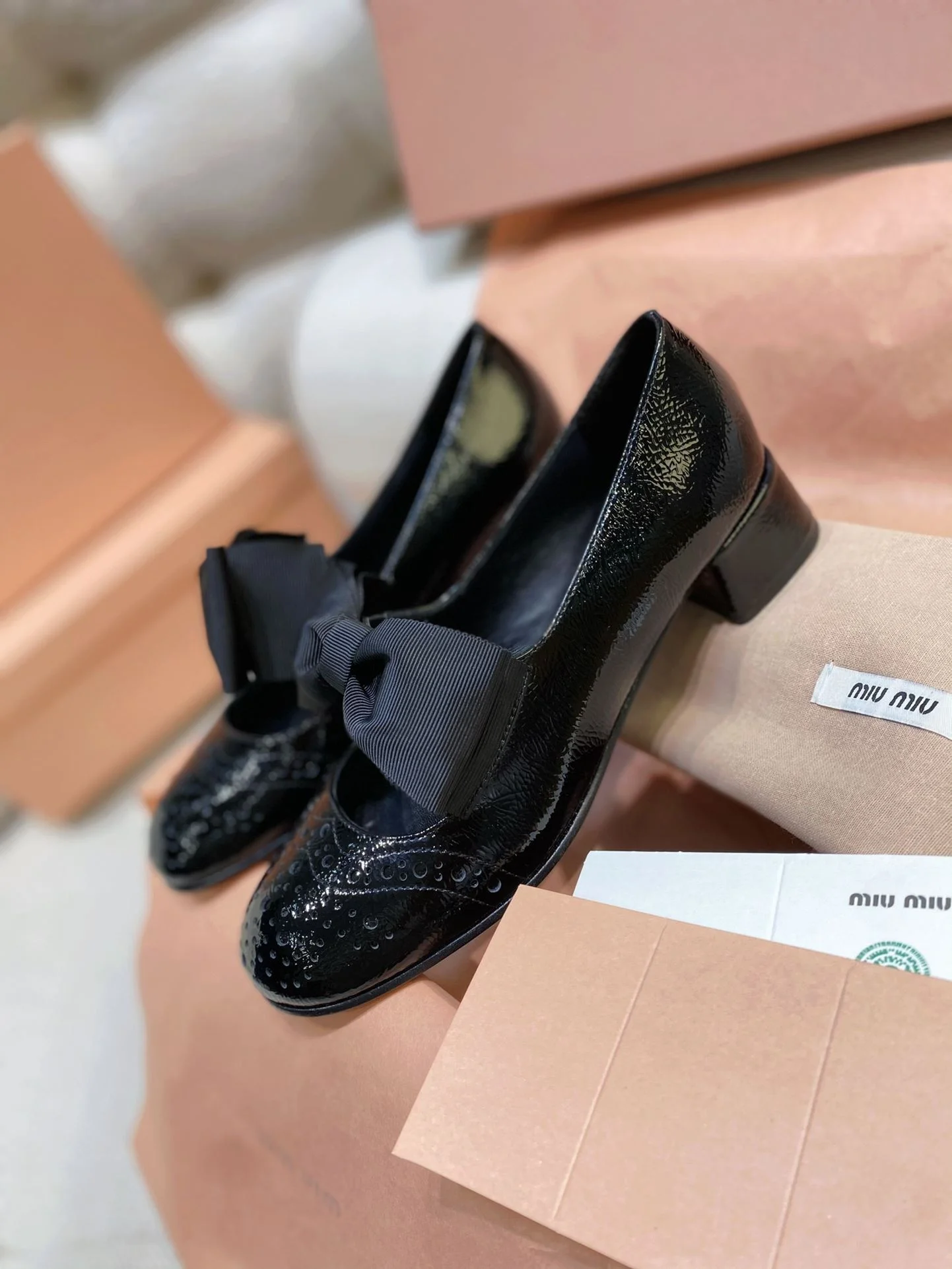 Brand-authenticated Miu Miu Shoes