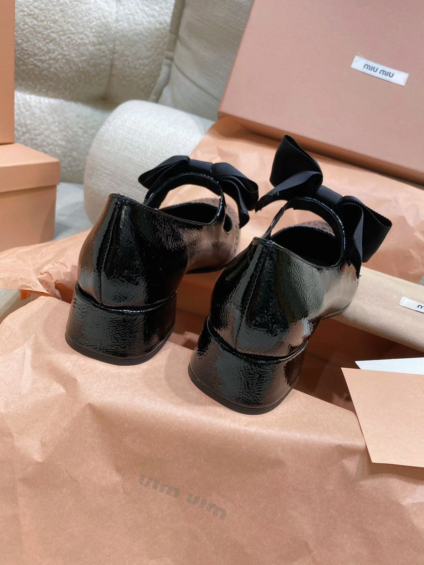 Brand-authenticated Miu Miu Shoes
