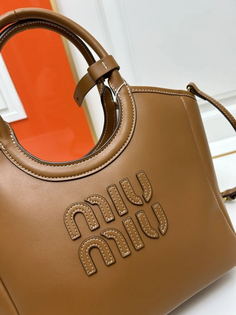 Brand-authenticated Miu Miu Shopping Bags