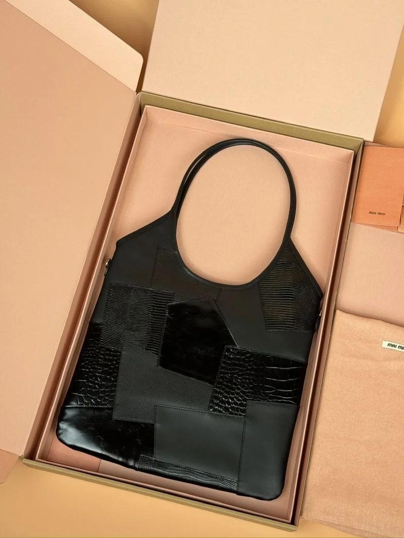 Brand-authenticated Miu Miu Shopping Bags