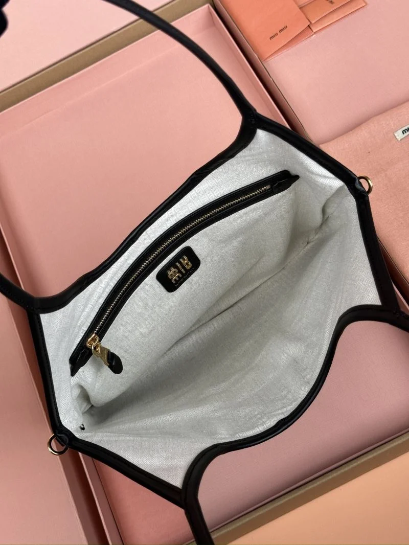Brand-authenticated Miu Miu Shopping Bags