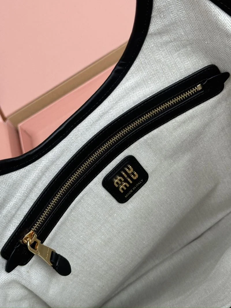 Brand-authenticated Miu Miu Shopping Bags
