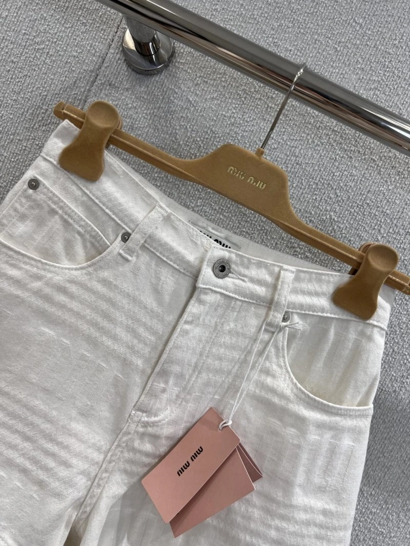 Brand-authenticated Miu Miu Short Pants