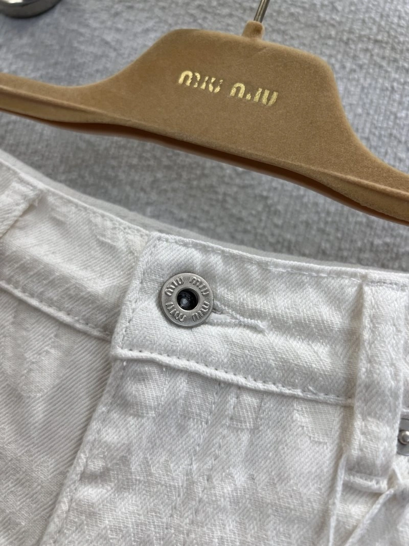 Brand-authenticated Miu Miu Short Pants