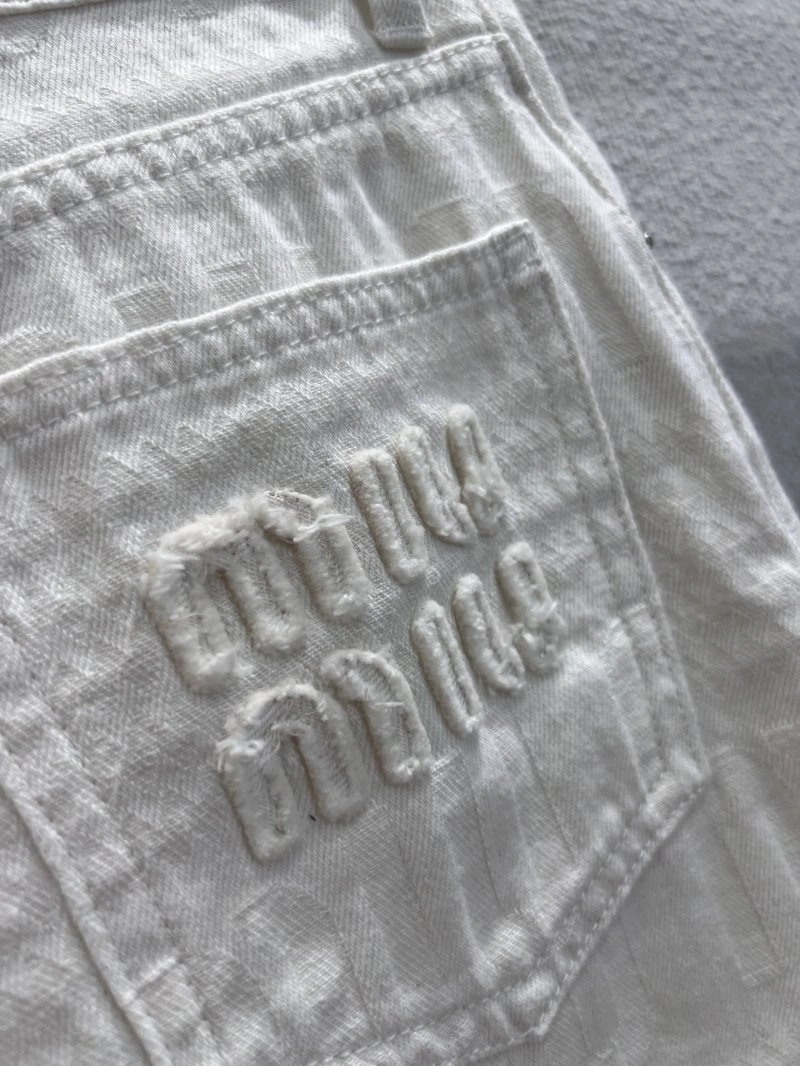 Brand-authenticated Miu Miu Short Pants