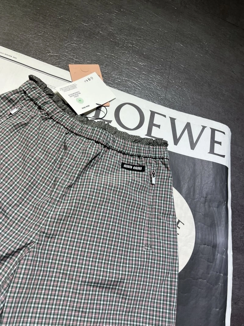 Brand-authenticated Miu Miu Short Pants