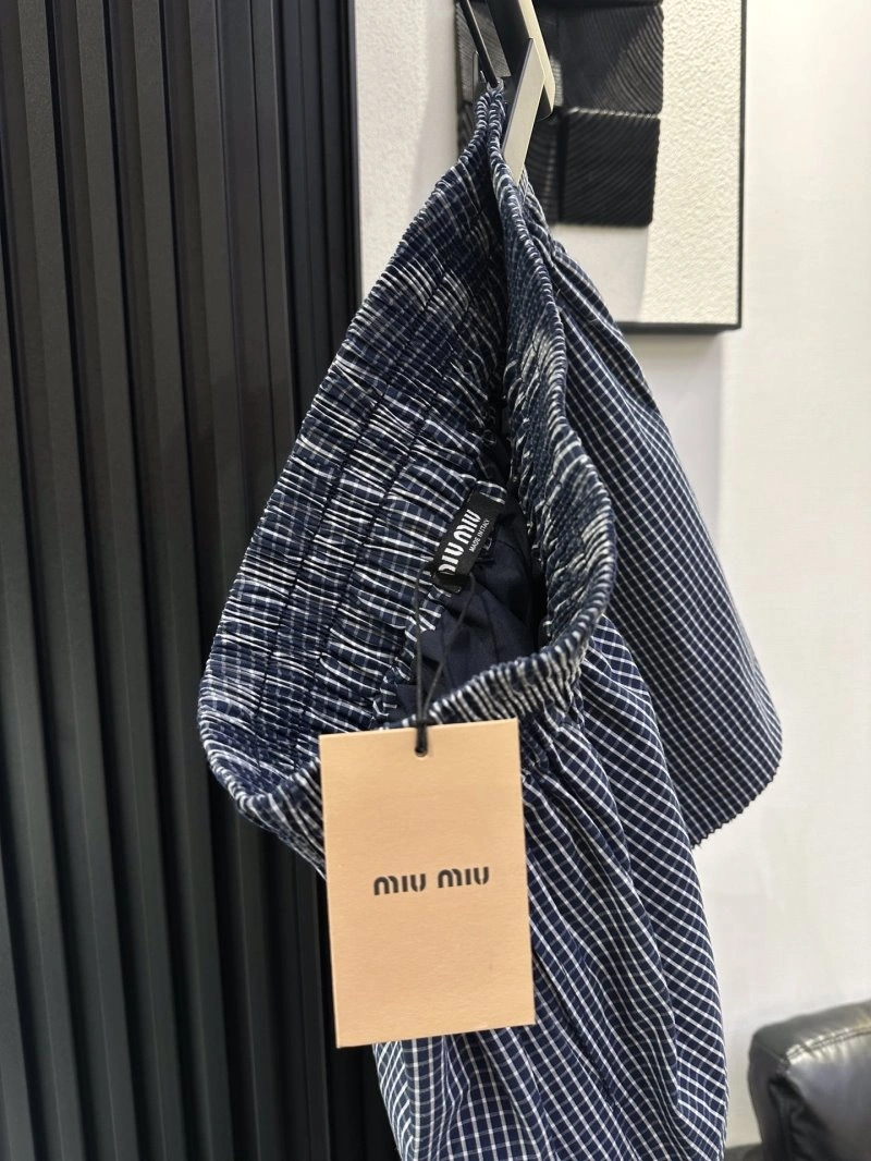 Brand-authenticated Miu Miu Short Pants