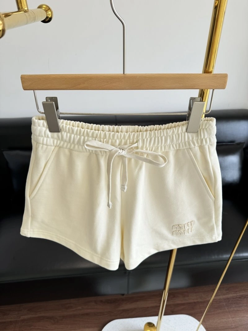 Brand-authenticated Miu Miu Short Pants