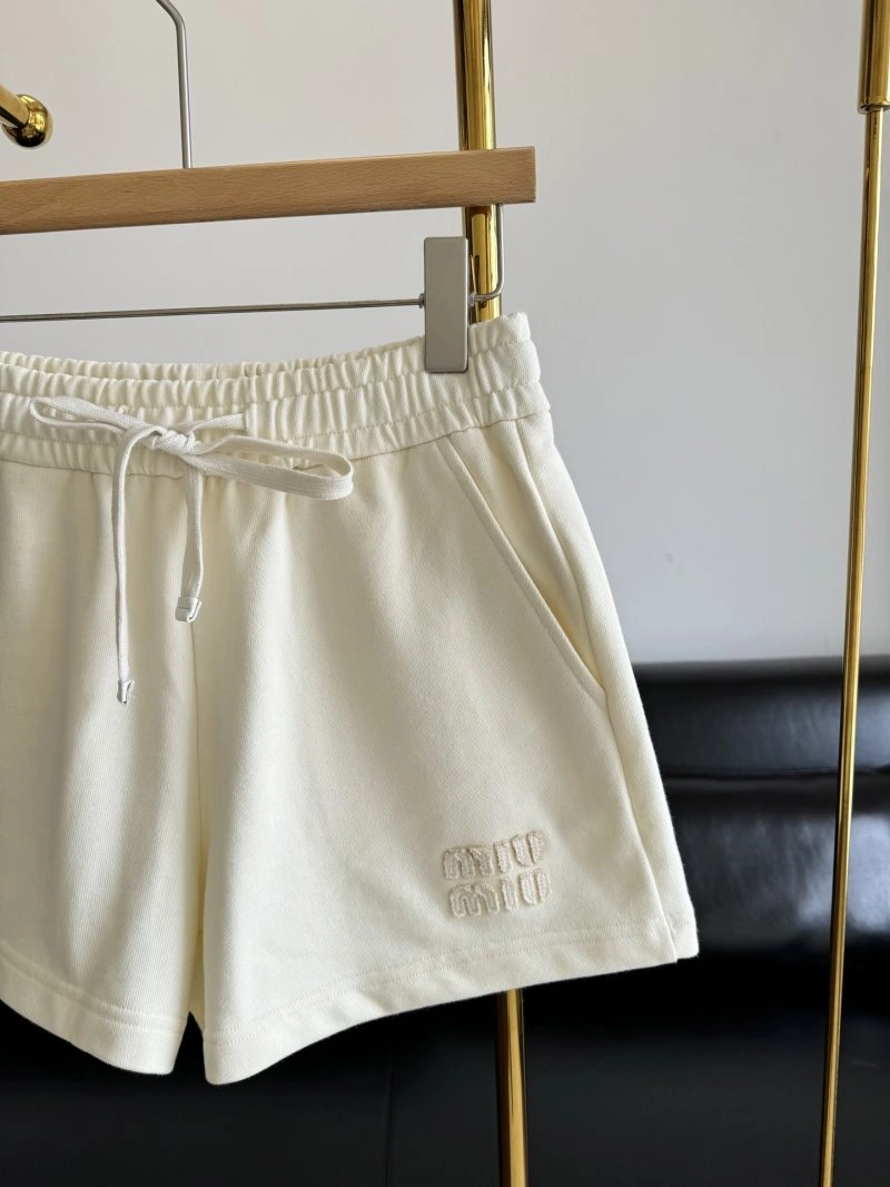 Brand-authenticated Miu Miu Short Pants