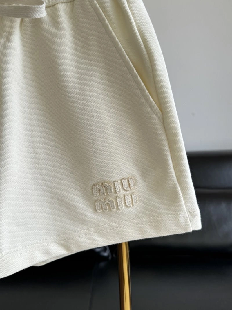 Brand-authenticated Miu Miu Short Pants