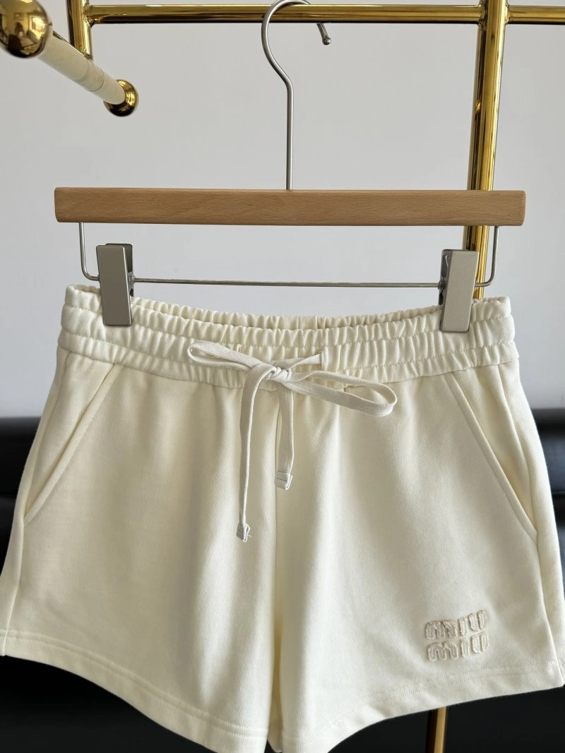Brand-authenticated Miu Miu Short Pants