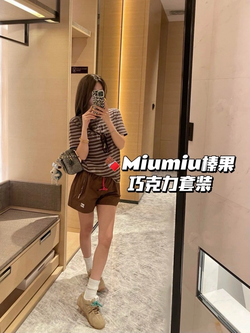 Budget-friendly Miu Miu Short Suits