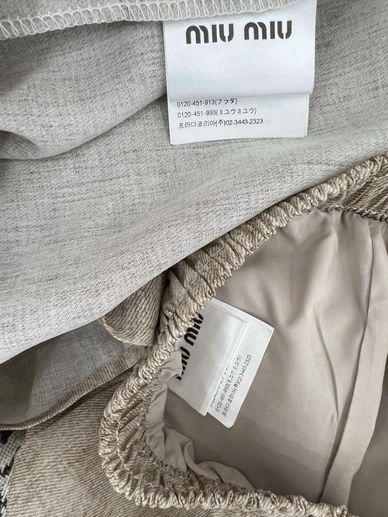 Brand-authenticated Miu Miu Short Suits