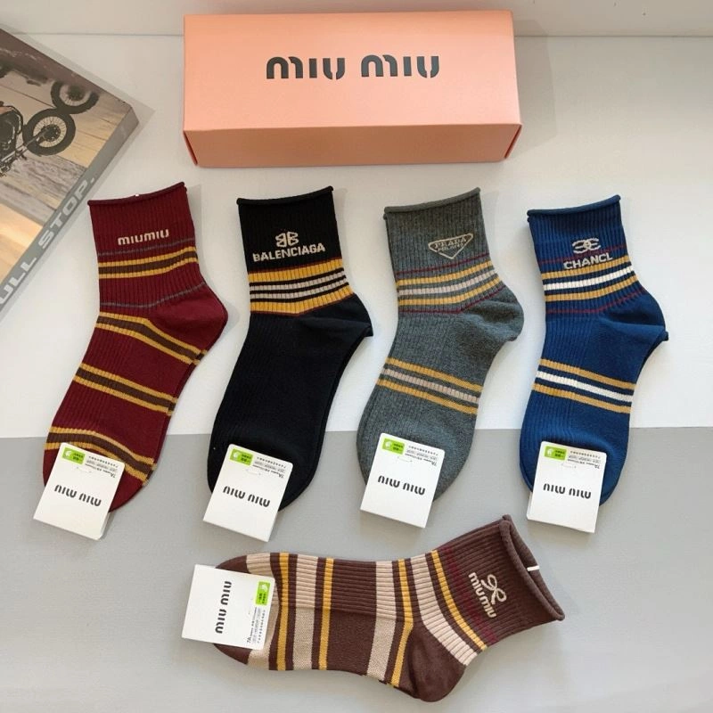 Brand-authenticated Miu Miu Socks