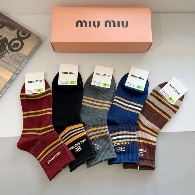 Brand-authenticated Miu Miu Socks
