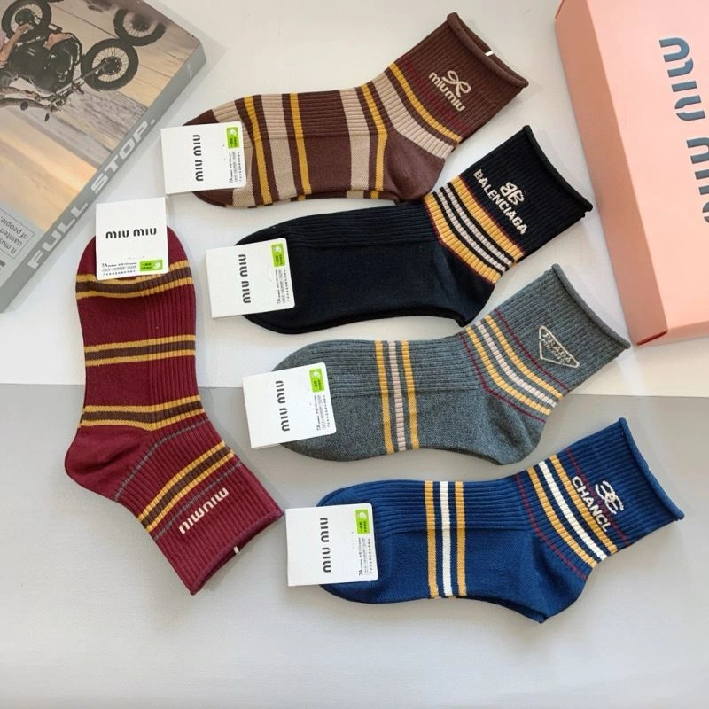 Brand-authenticated Miu Miu Socks