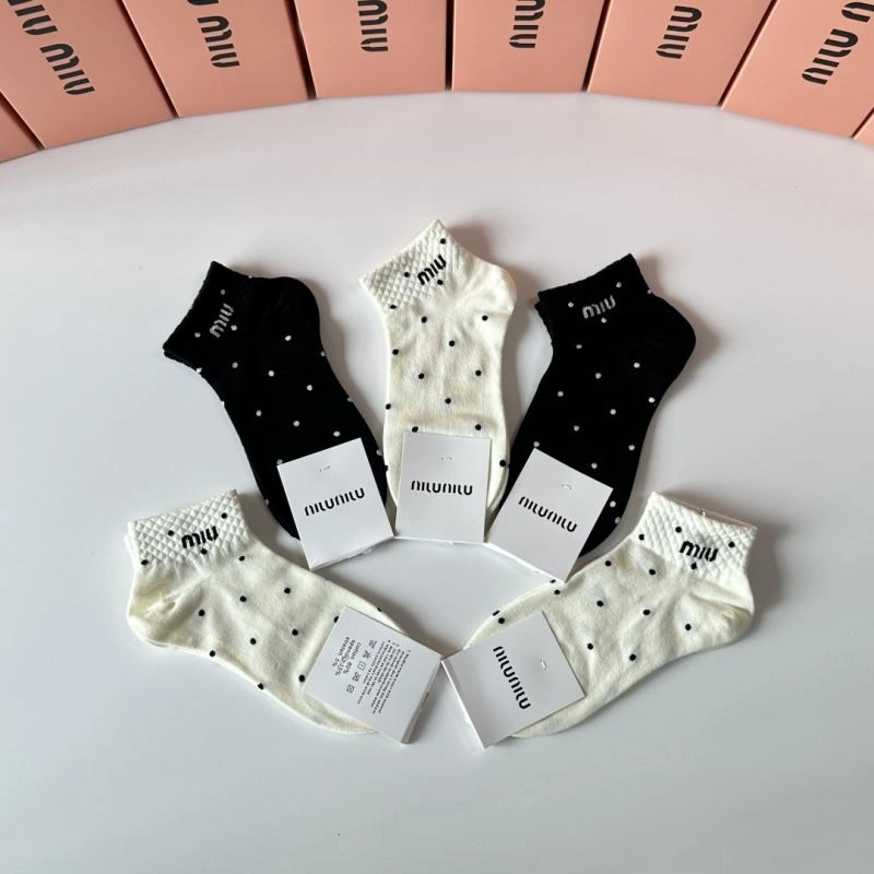 Brand-authenticated Miu Miu Socks
