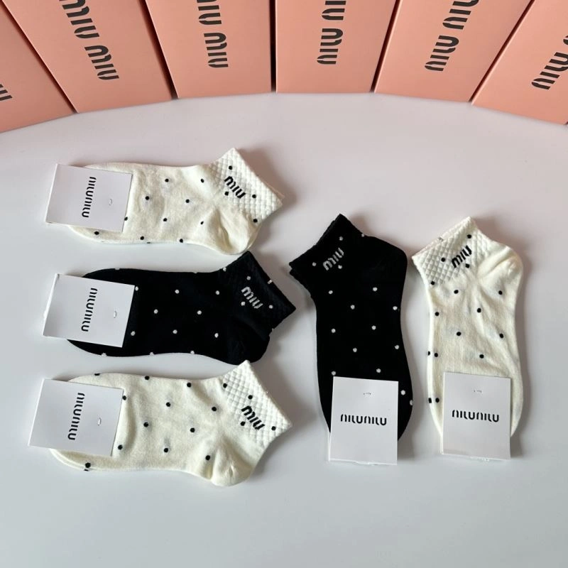 Brand-authenticated Miu Miu Socks