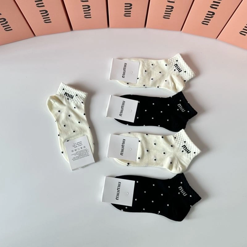 Brand-authenticated Miu Miu Socks