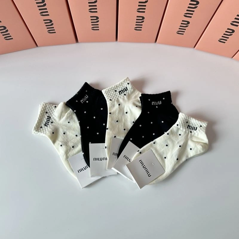 Brand-authenticated Miu Miu Socks