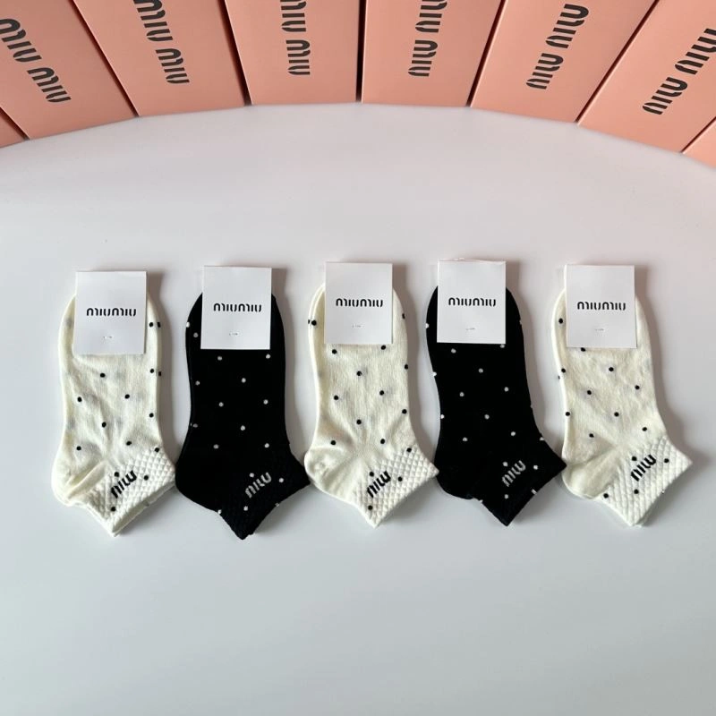 Brand-authenticated Miu Miu Socks