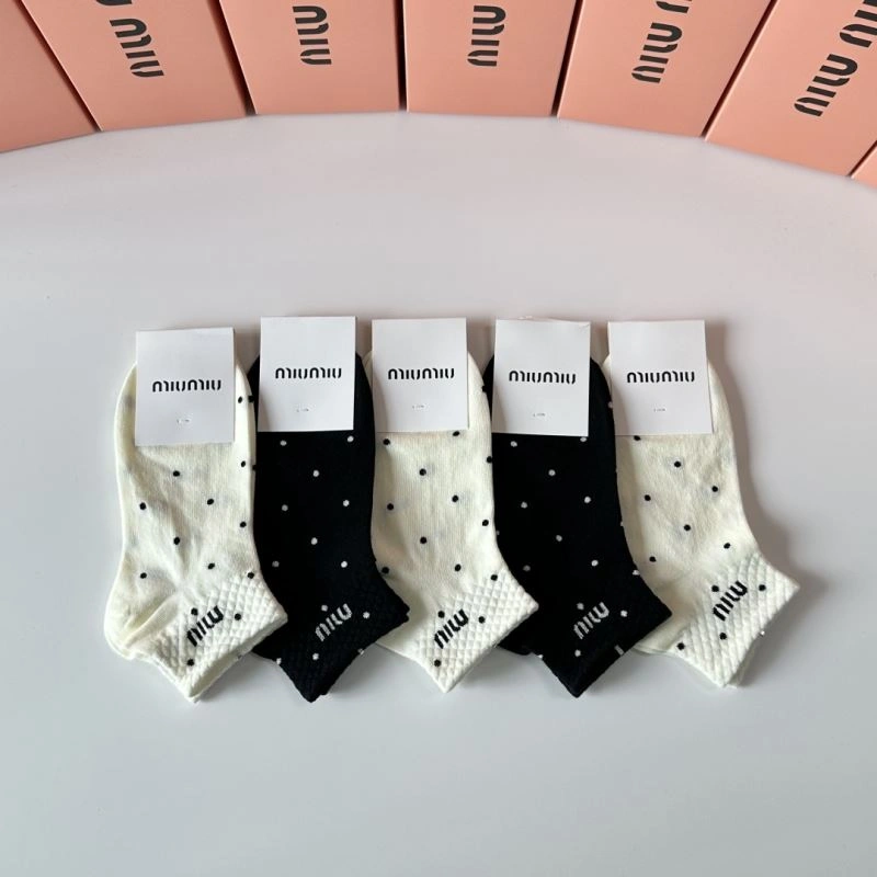 Brand-authenticated Miu Miu Socks