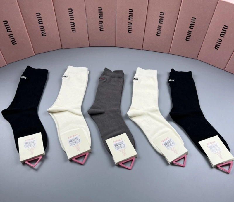 Brand-authenticated Miu Miu Socks