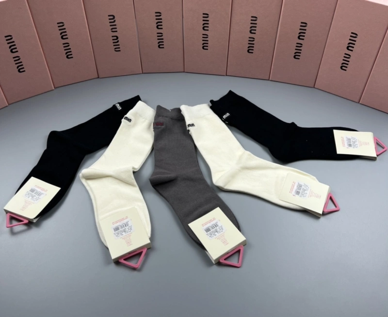 Brand-authenticated Miu Miu Socks