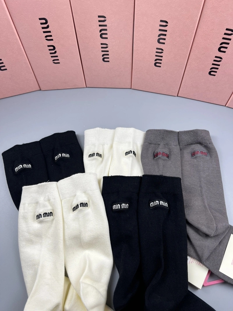 Brand-authenticated Miu Miu Socks