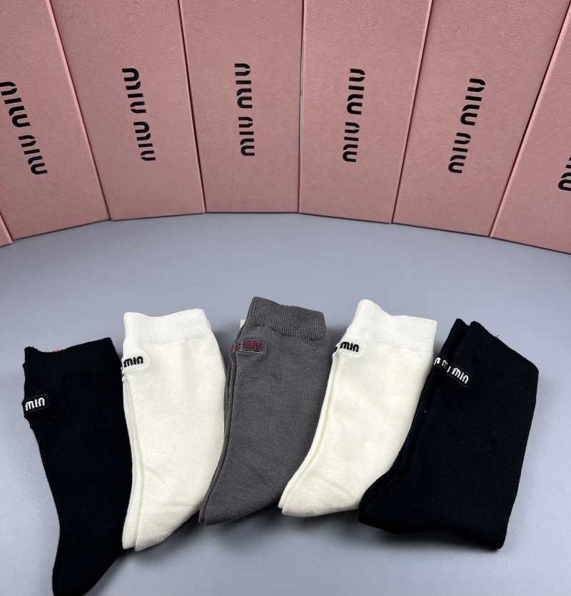 Brand-authenticated Miu Miu Socks