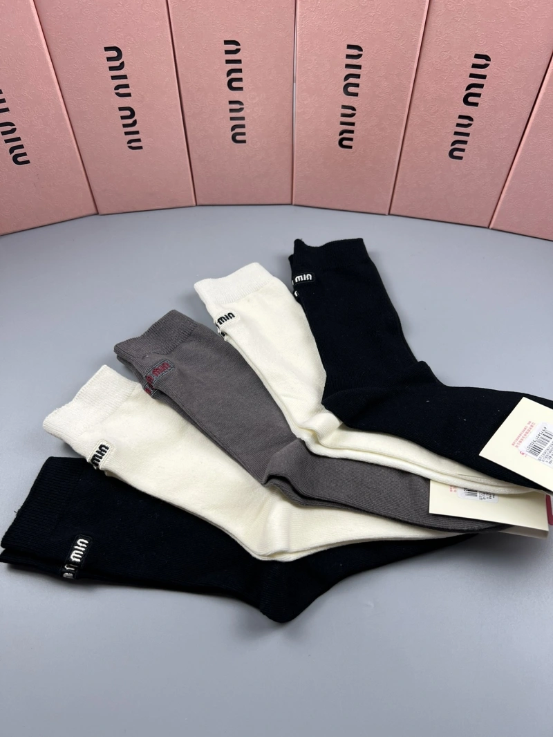 Brand-authenticated Miu Miu Socks