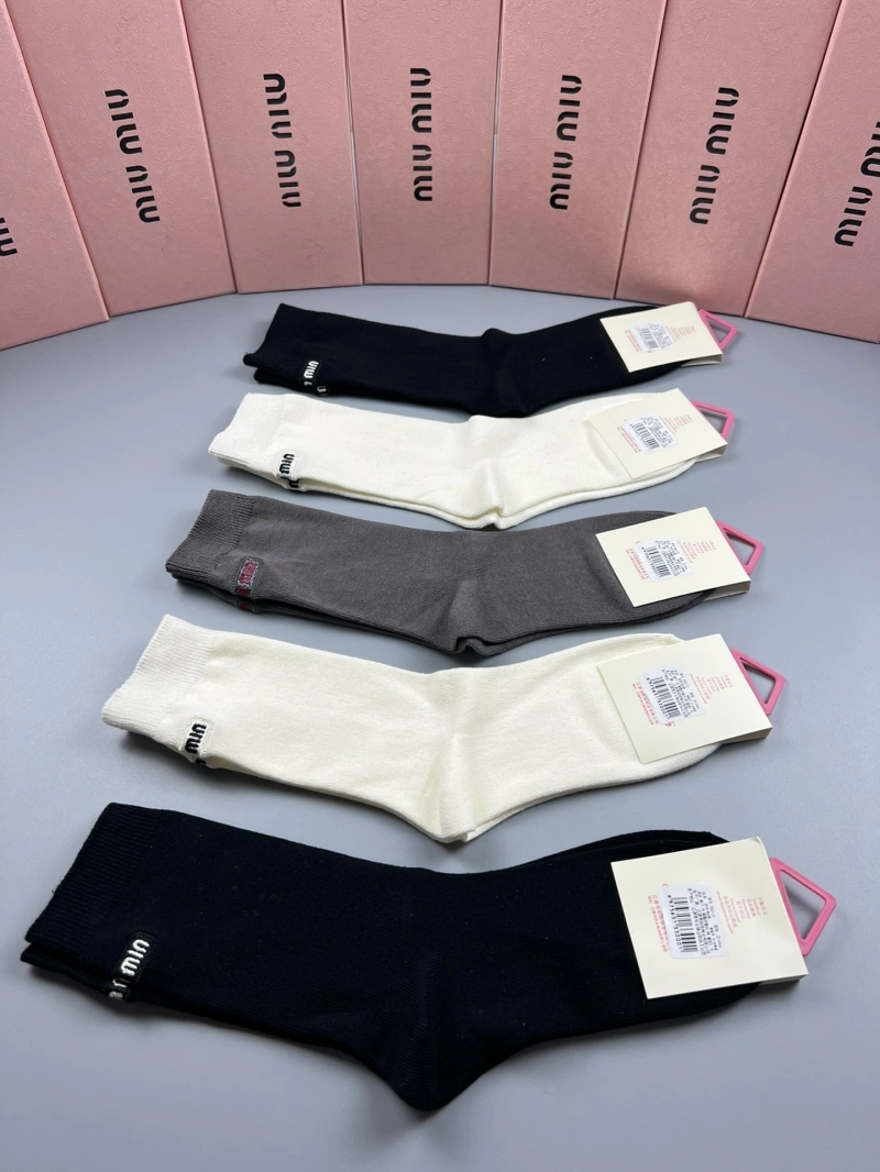 Brand-authenticated Miu Miu Socks