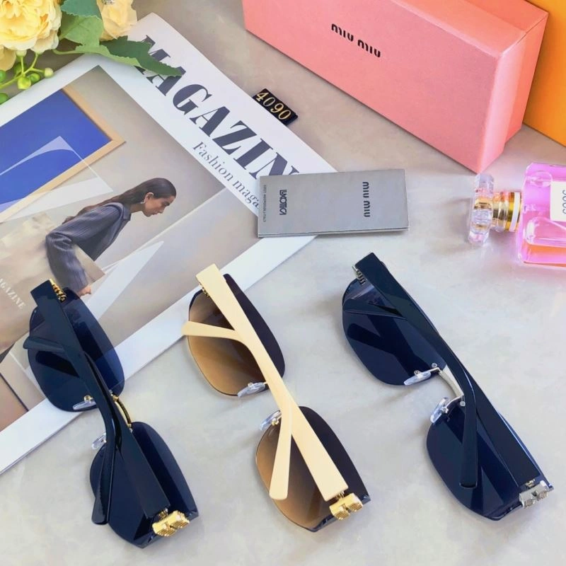 Brand-authenticated Miu Miu Sunglasses