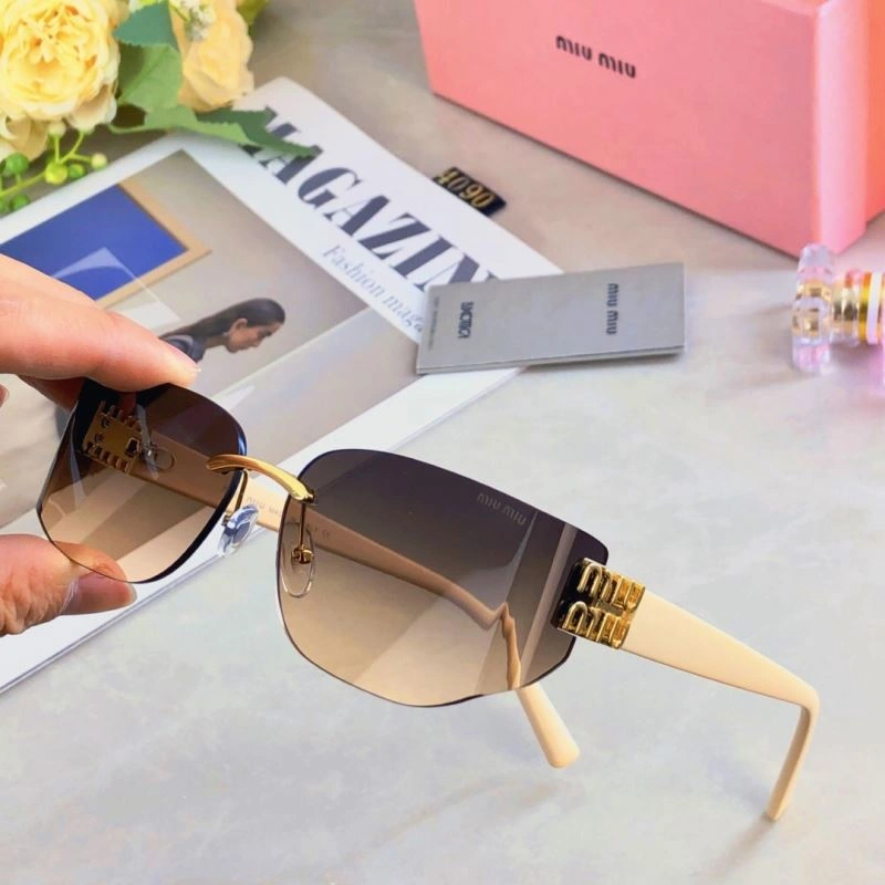 Brand-authenticated Miu Miu Sunglasses