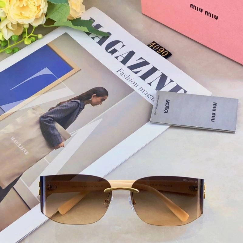 Brand-authenticated Miu Miu Sunglasses