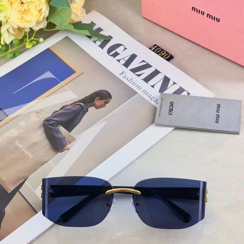 Brand-authenticated Miu Miu Sunglasses