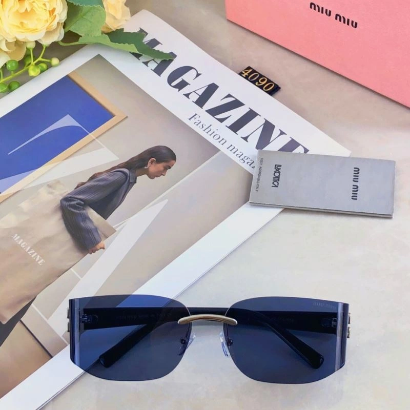 Brand-authenticated Miu Miu Sunglasses