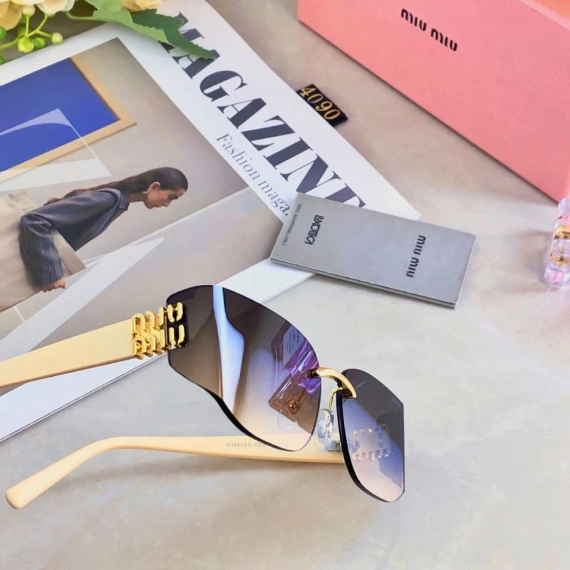 Brand-authenticated Miu Miu Sunglasses