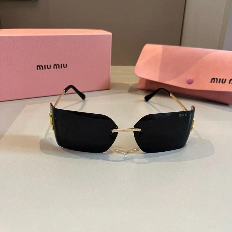 Brand-authenticated Miu Miu Sunglasses