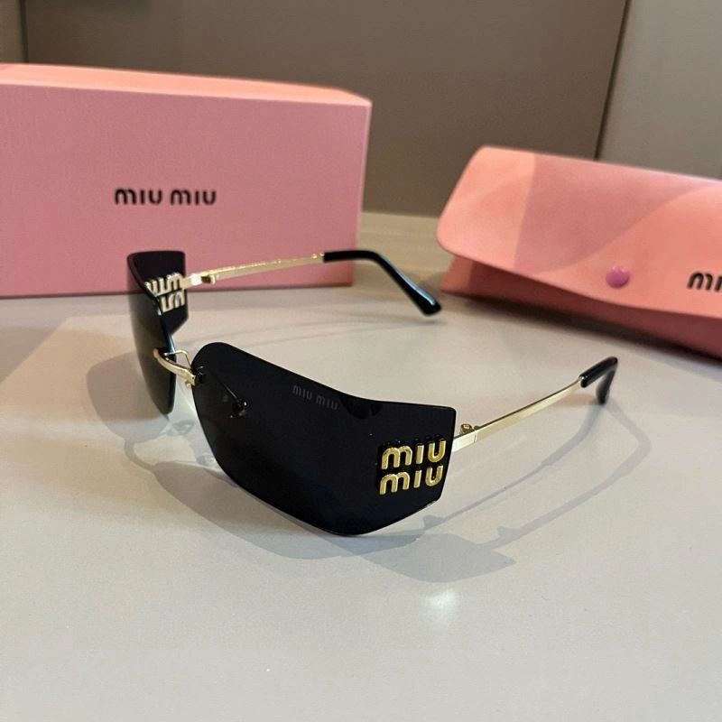 Brand-authenticated Miu Miu Sunglasses