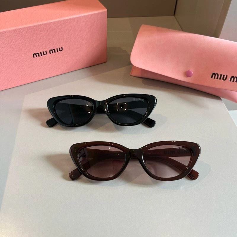 Brand-authenticated Miu Miu Sunglasses
