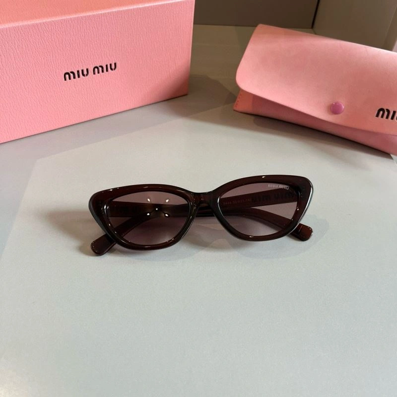 Brand-authenticated Miu Miu Sunglasses