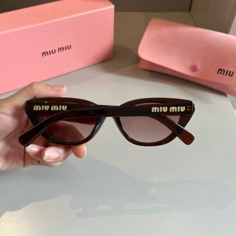 Brand-authenticated Miu Miu Sunglasses