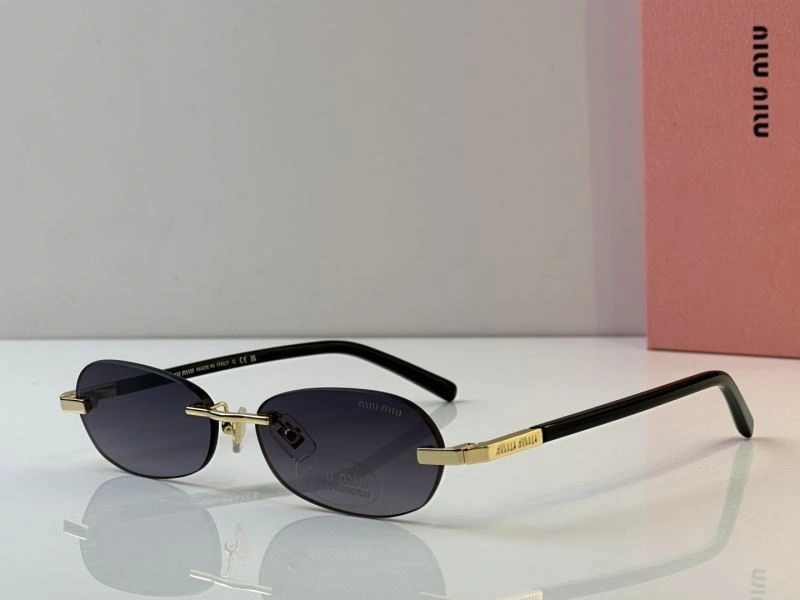 Brand-authenticated Miu Miu Sunglasses