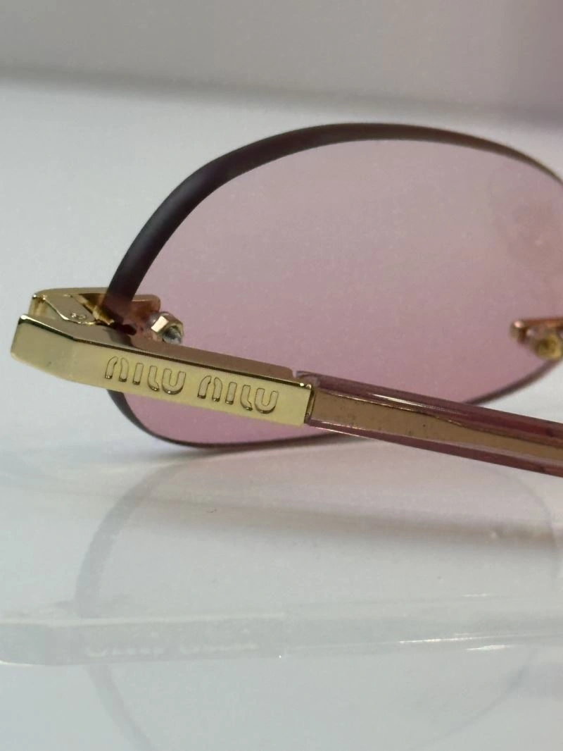 Brand-authenticated Miu Miu Sunglasses